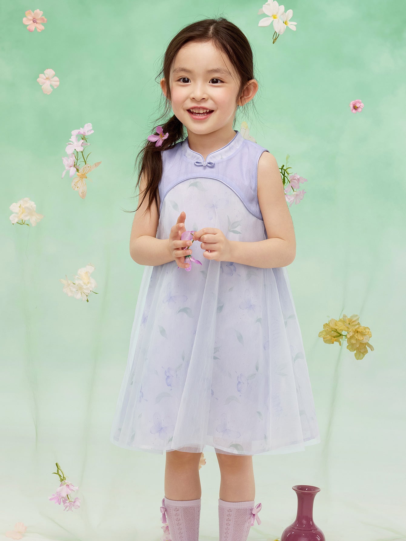 balabala Kids Gril Asian Design Dresses – Balabala