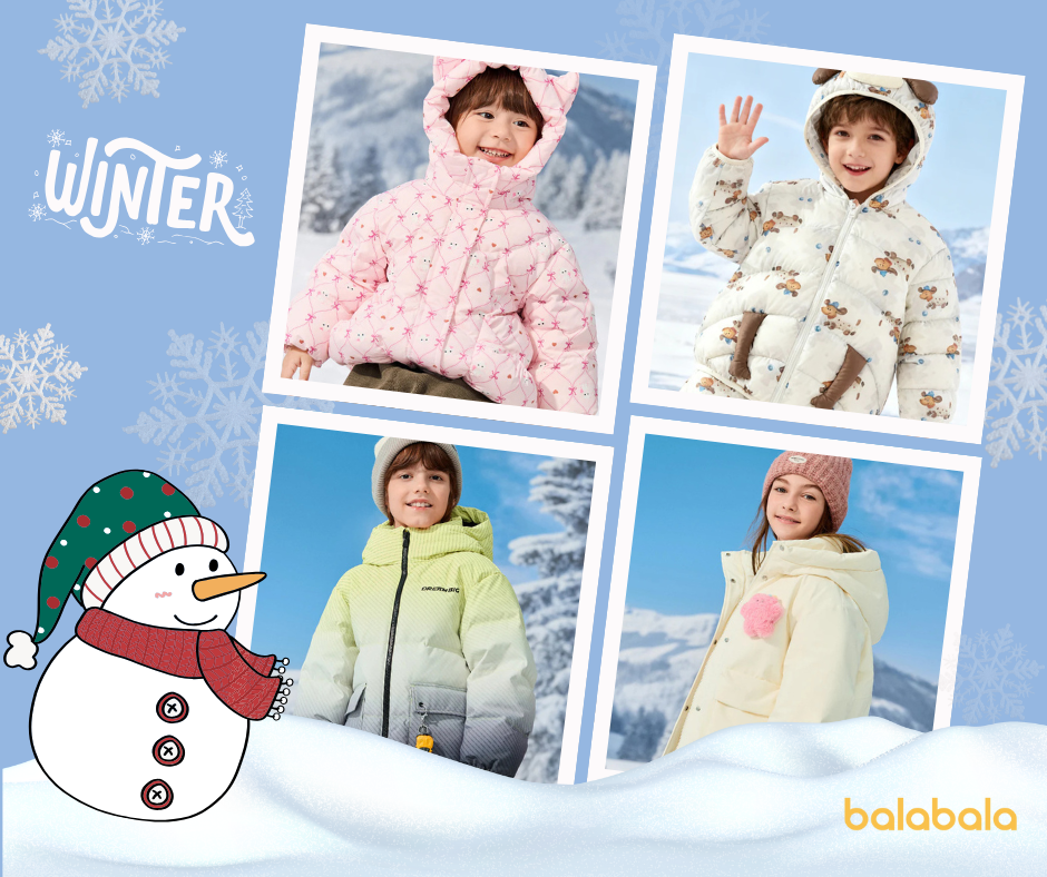 Presentamos la colección Balabala Winter Down: calidez suave para pequ